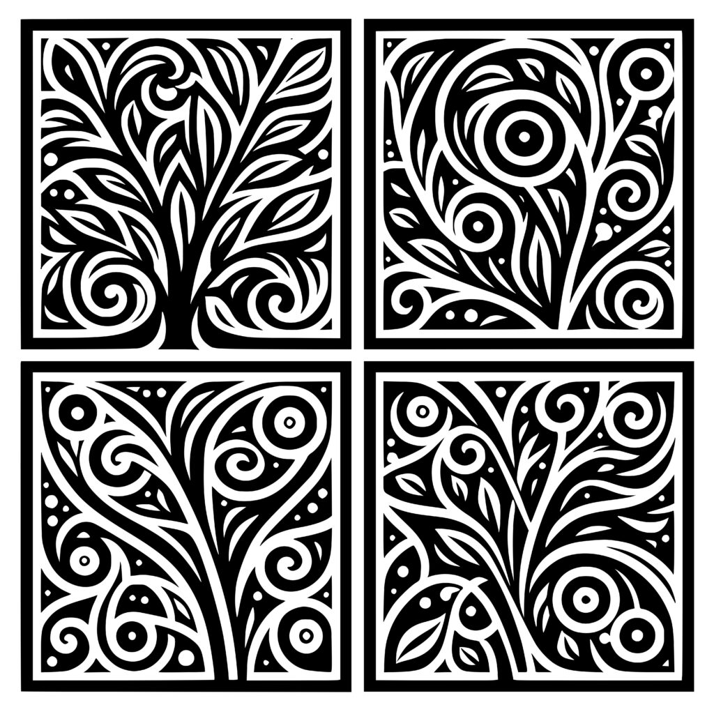 Blossoming Vines Quartet – Creative Meadow