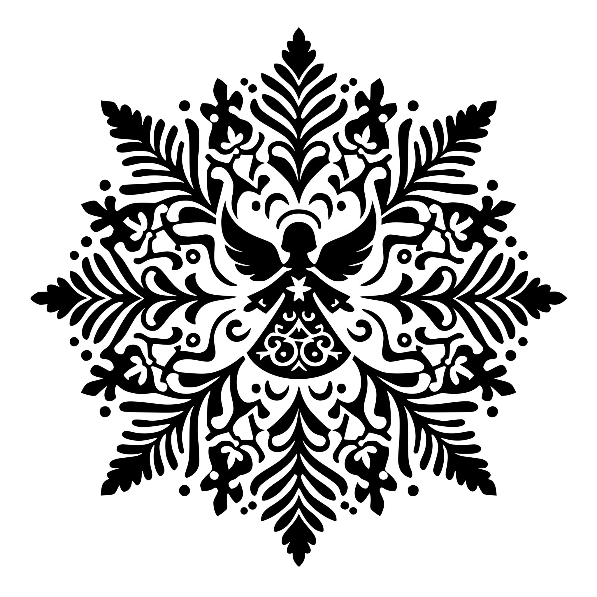 Angel Snowflake – Creative Meadow