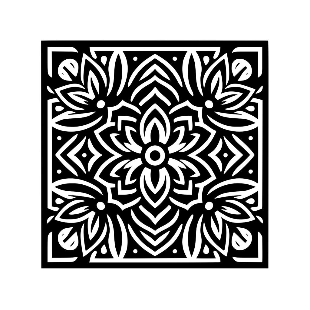 Blossoming Symphony Mandala – Creative Meadow