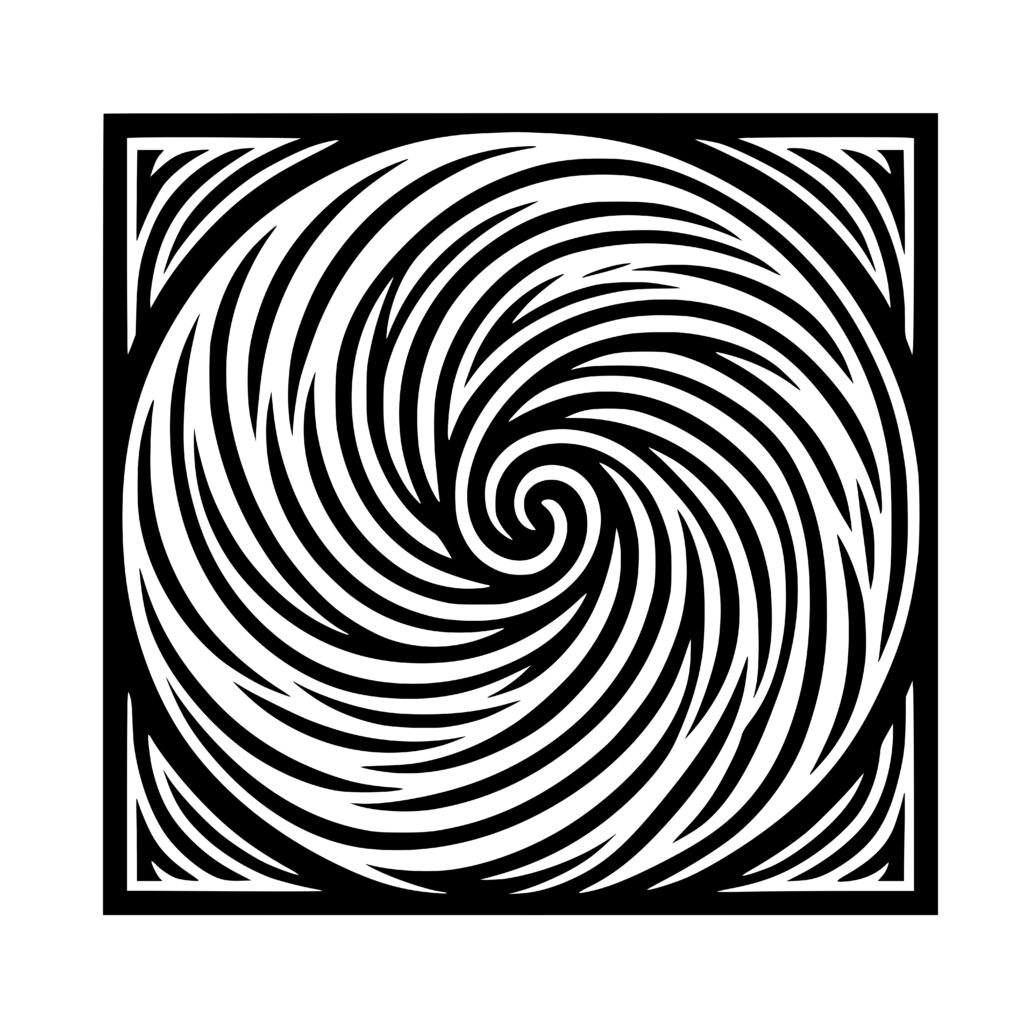 Twirling Spiral Frame – Creative Meadow