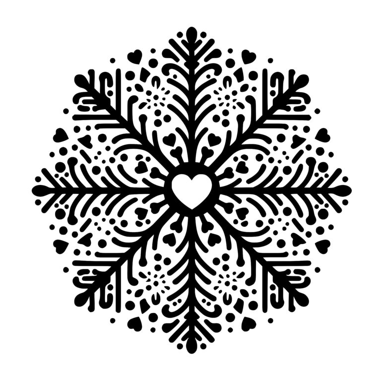 Heart-centered Snowflake – Creative Meadow