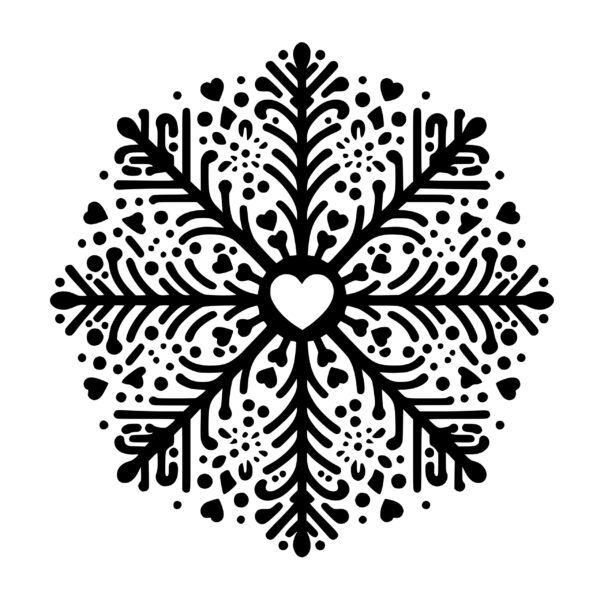 Heart-centered Snowflake – Creative Meadow