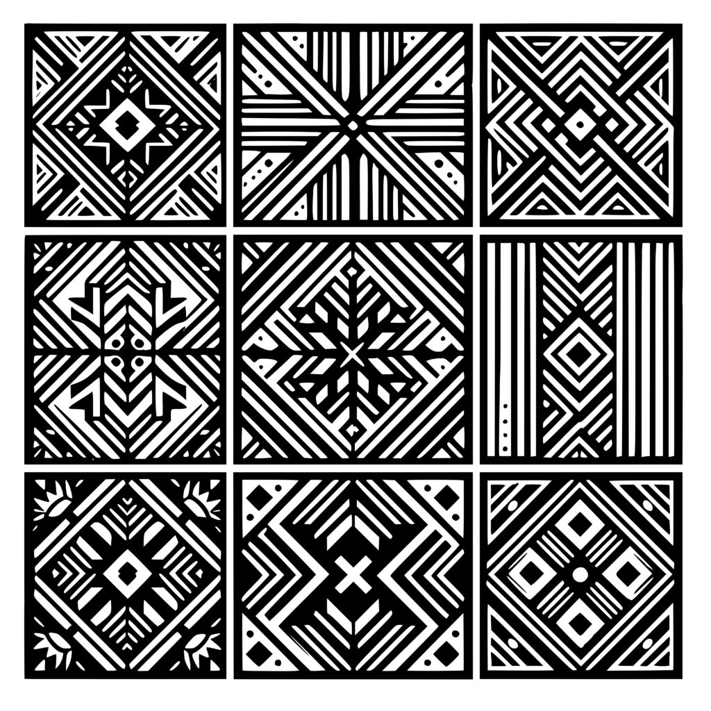 Harmonious Geometric Grid SVG, PNG, DXF for Cricut & Laser Harmonious Geometric Grid SVG, PNG, DXF for Cricut & Laser