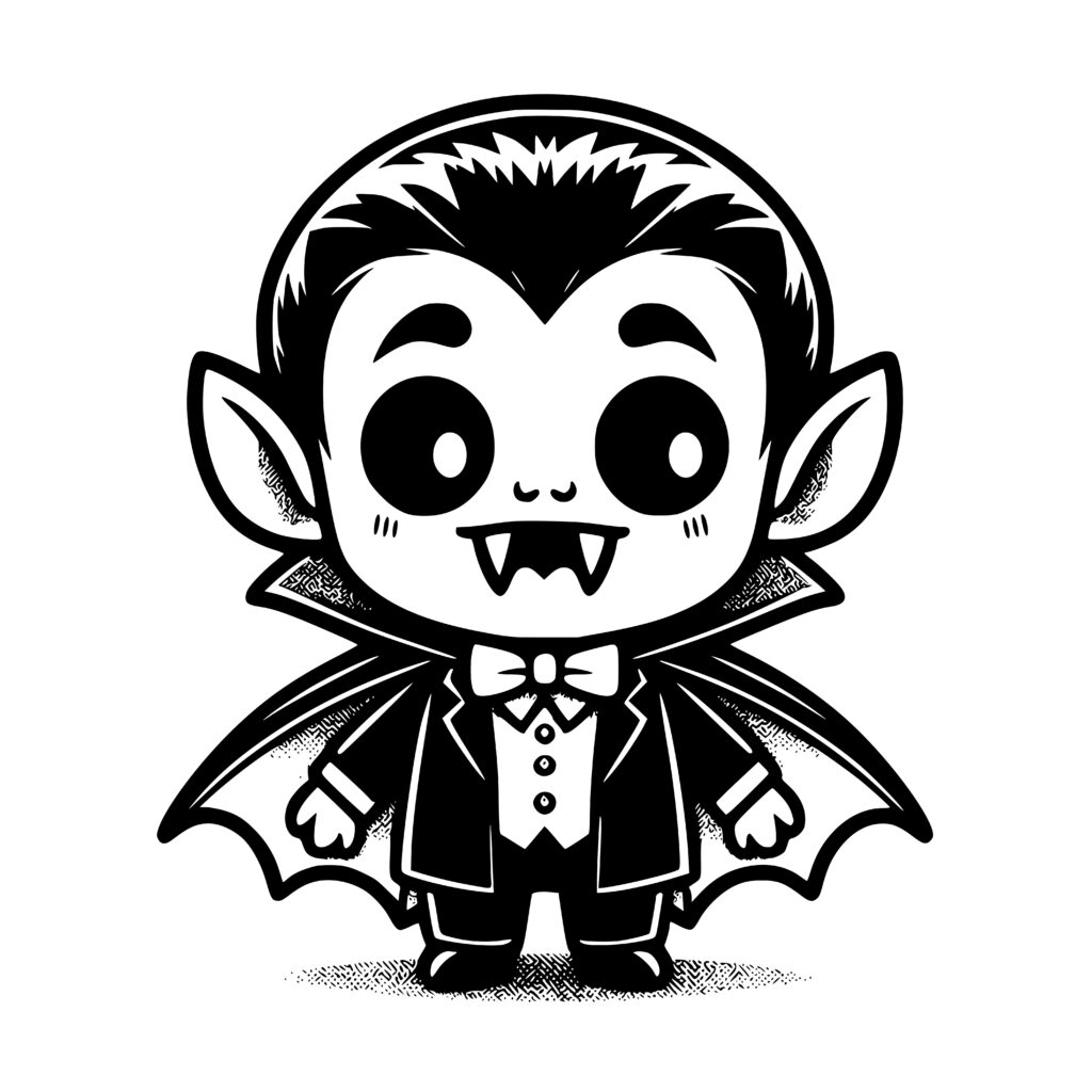 Dapper Vampire SVG Design: Perfect for Cricut & Laser Projects