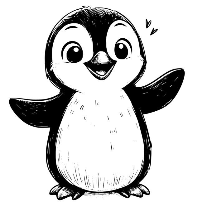 Happy Penguin – Creative Meadow