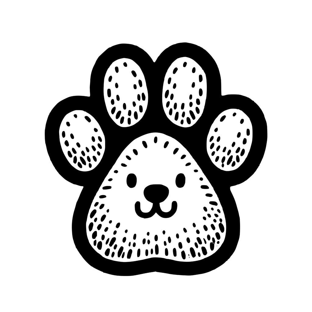 Grinning Paw Print – Creative Meadow