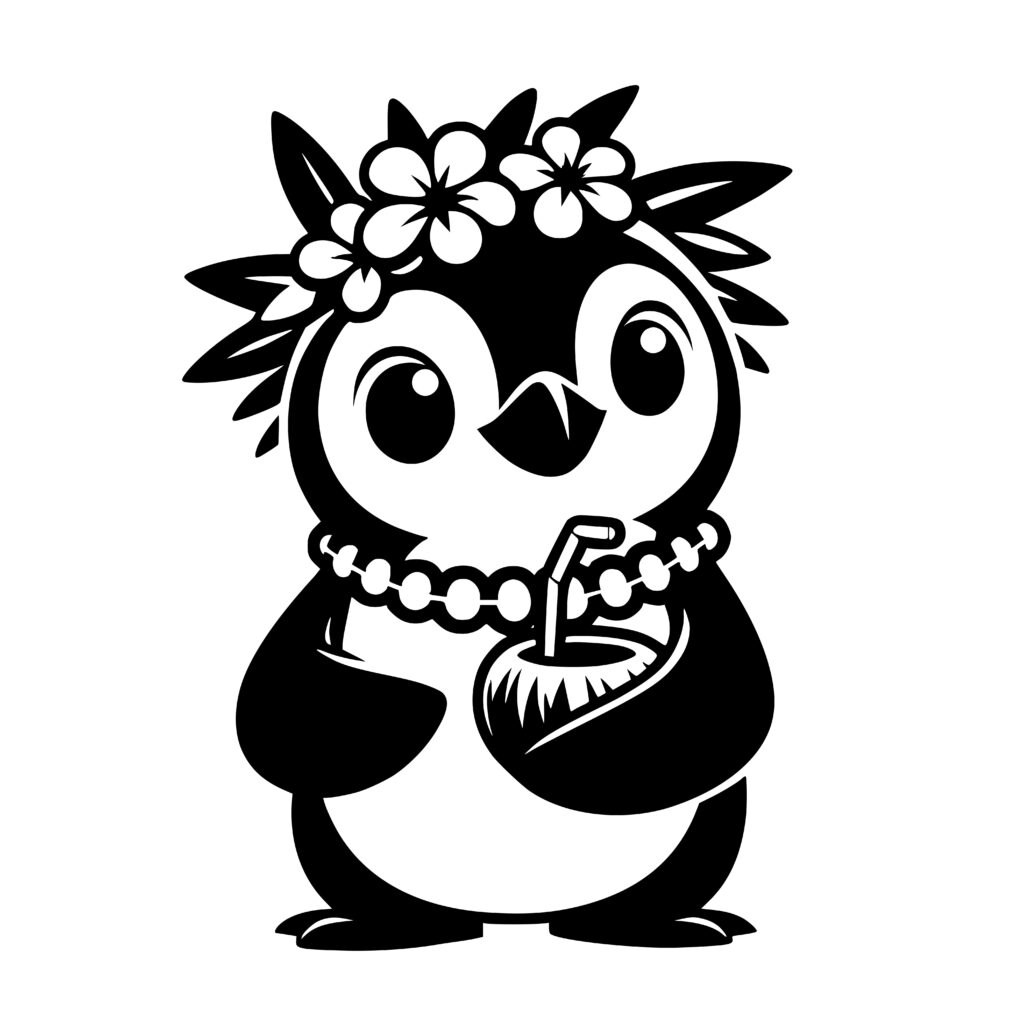 Aloha Penguin Luau – Creative Meadow