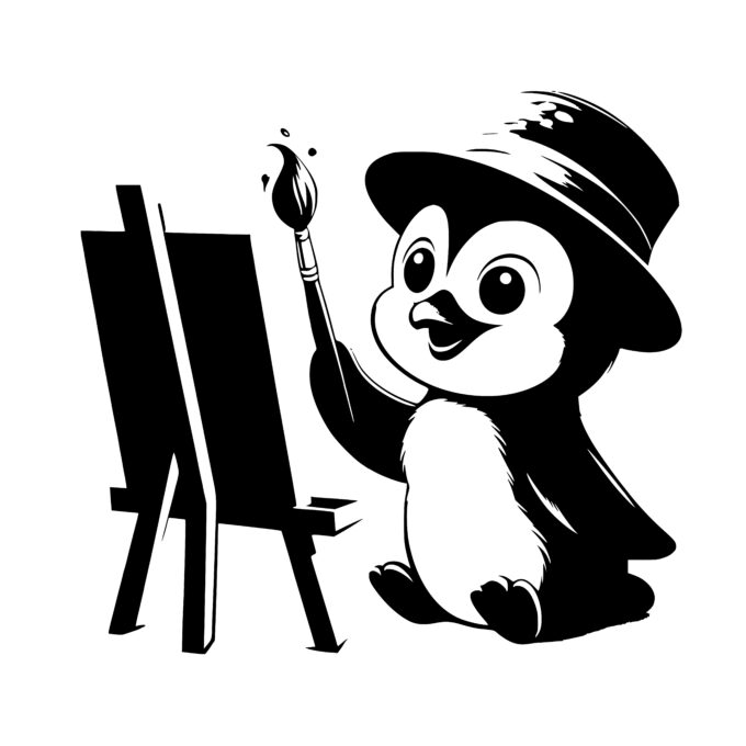 Artistic Penguin – Creative Meadow