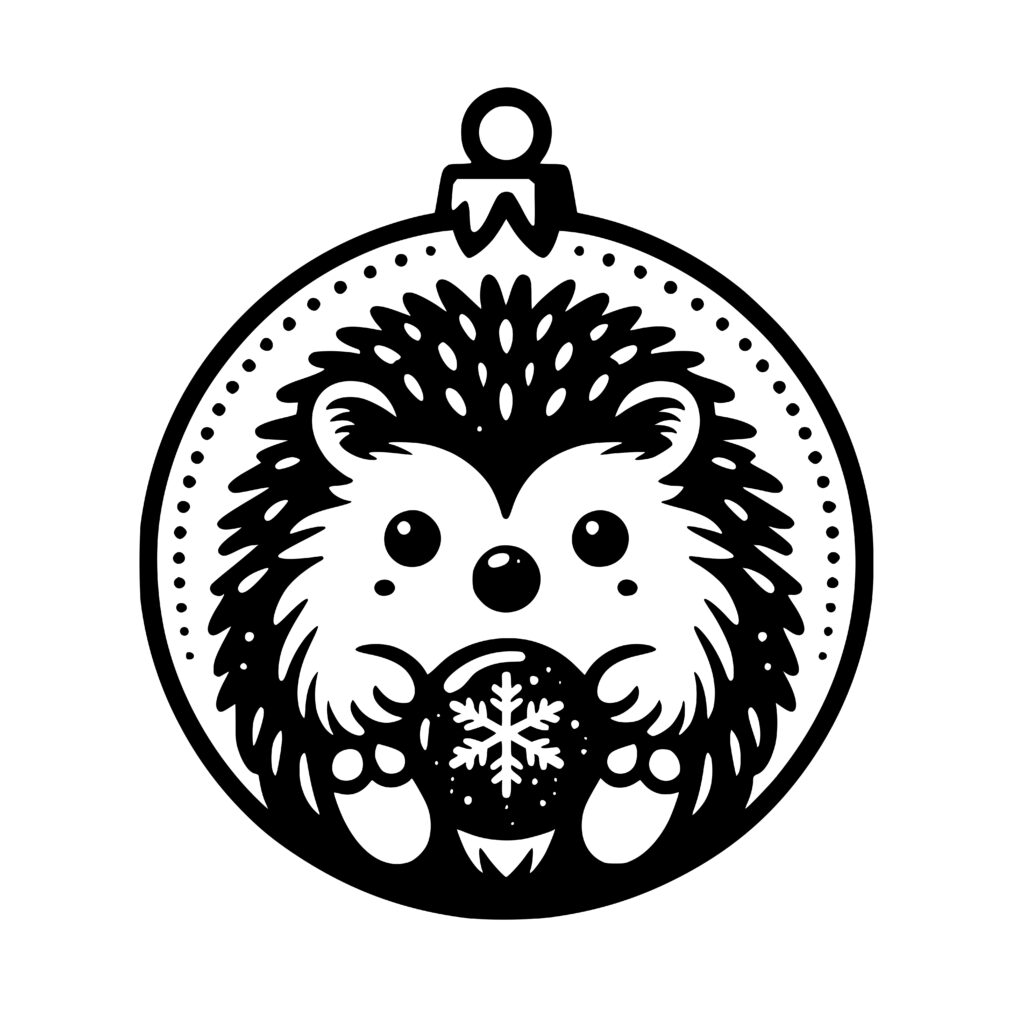 Hedgehog Snowflake Ornament – Creative Meadow