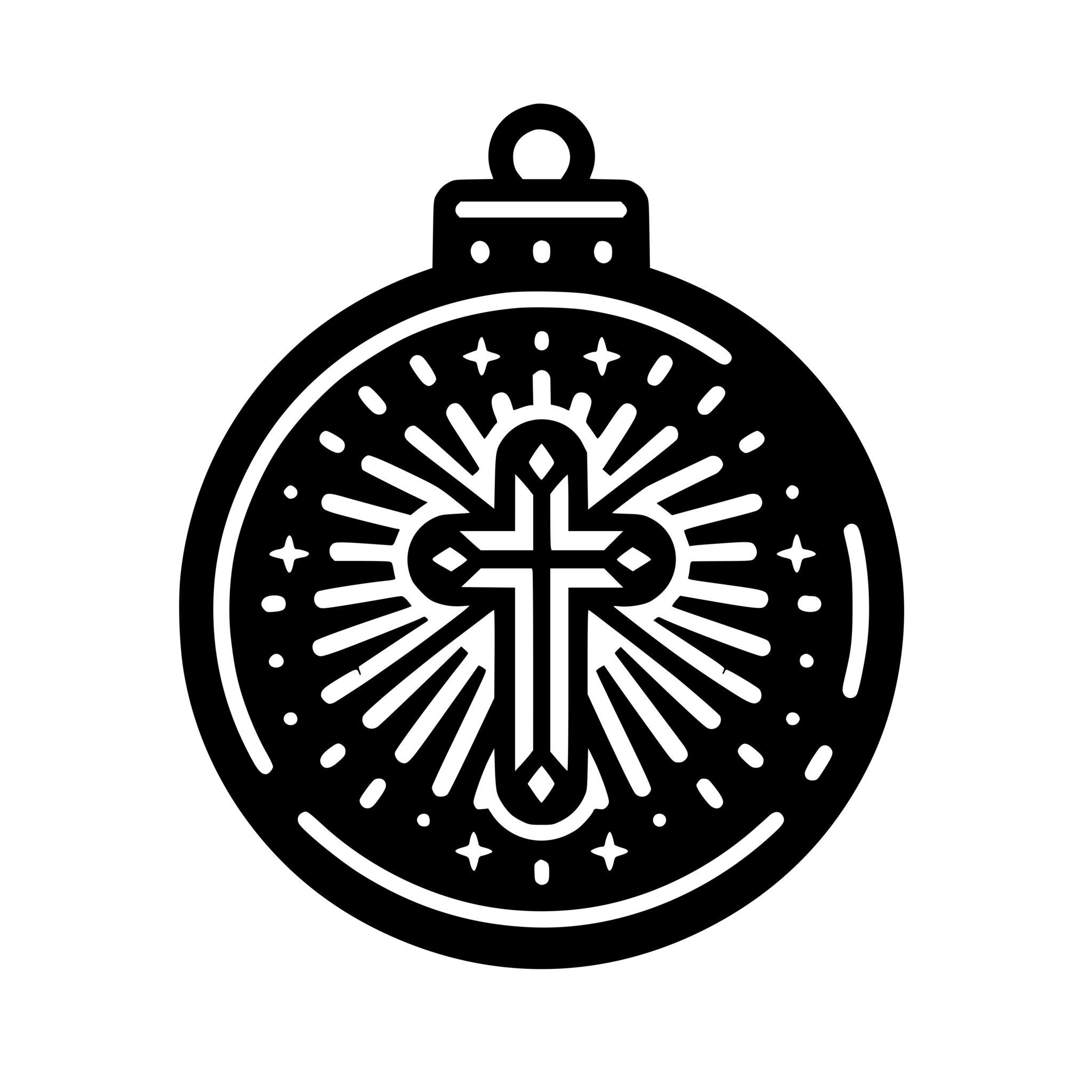 Celestial Cross Ornament – Creative Meadow