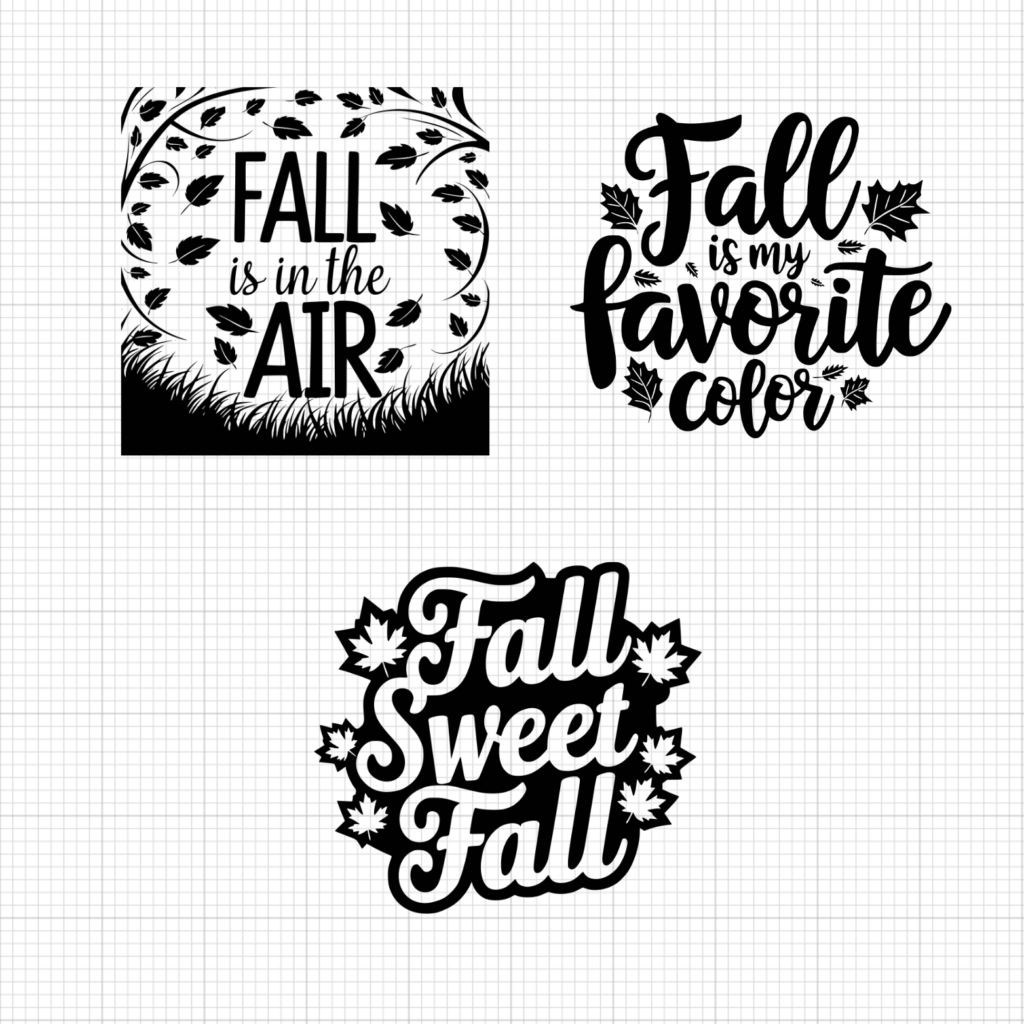 Fall Phrases Bundle – 32 Instant Download Svg Images – Creative Meadow