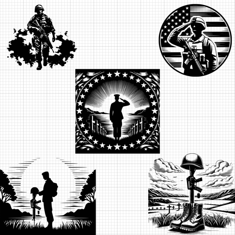 Military Bundle – 10 Instant Download Svg Images – Creative Meadow