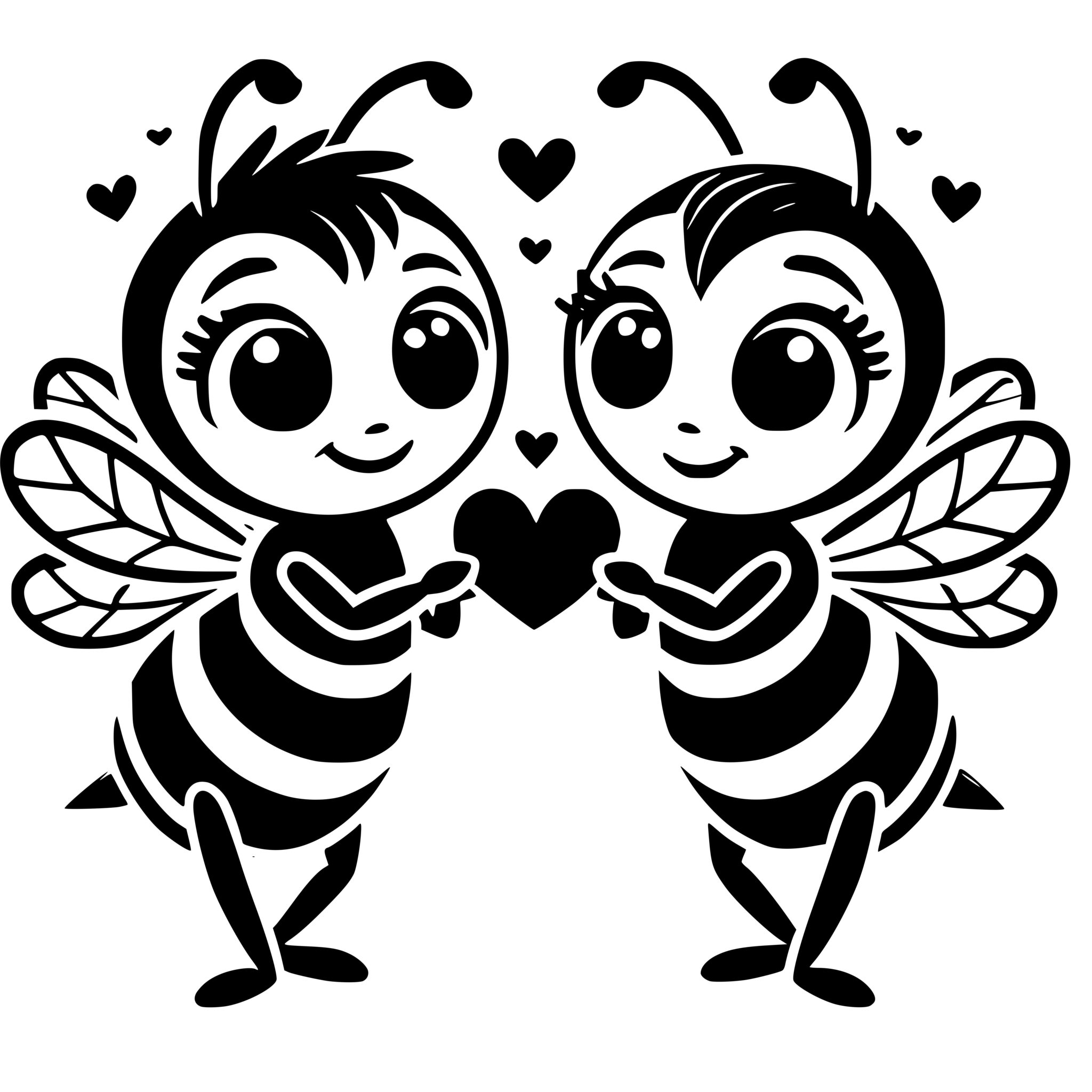 Bees in Love – Creative Meadow