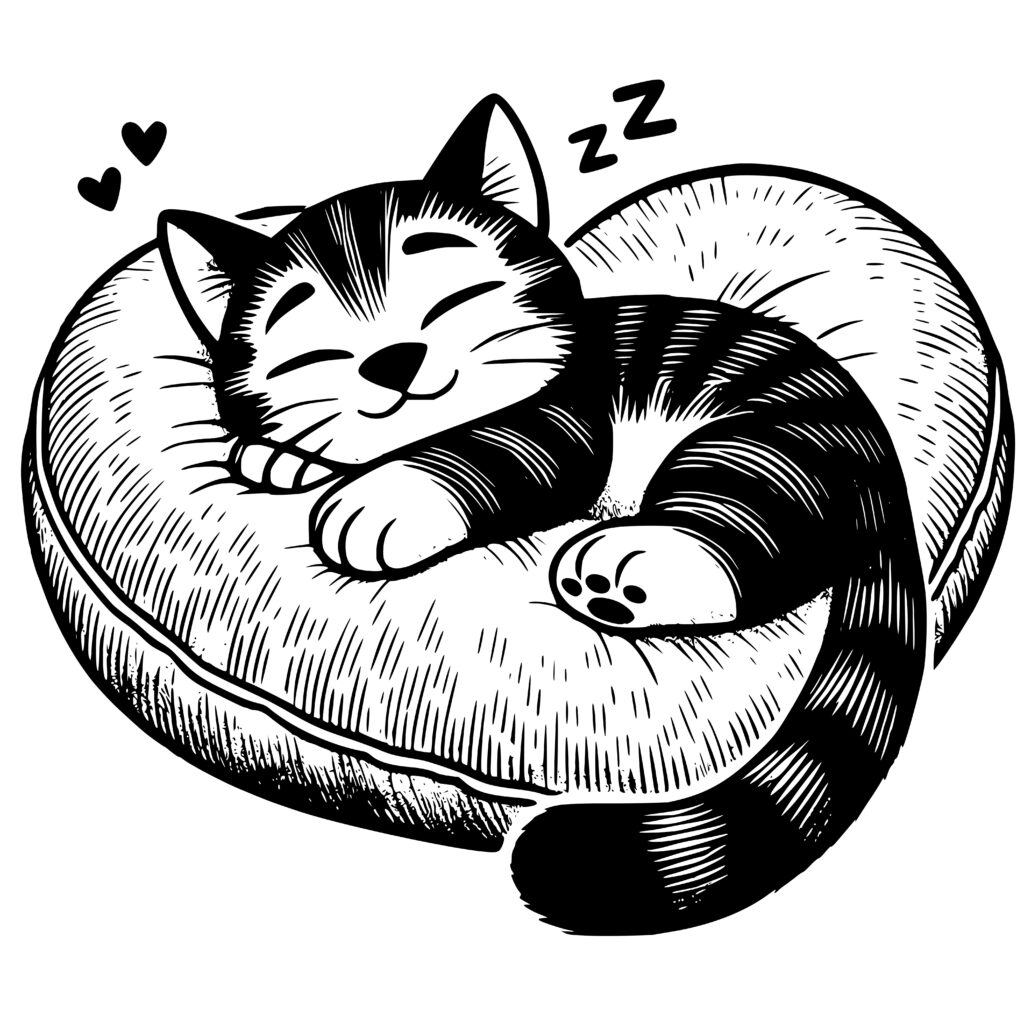 Heartfelt Cat Nap – Creative Meadow