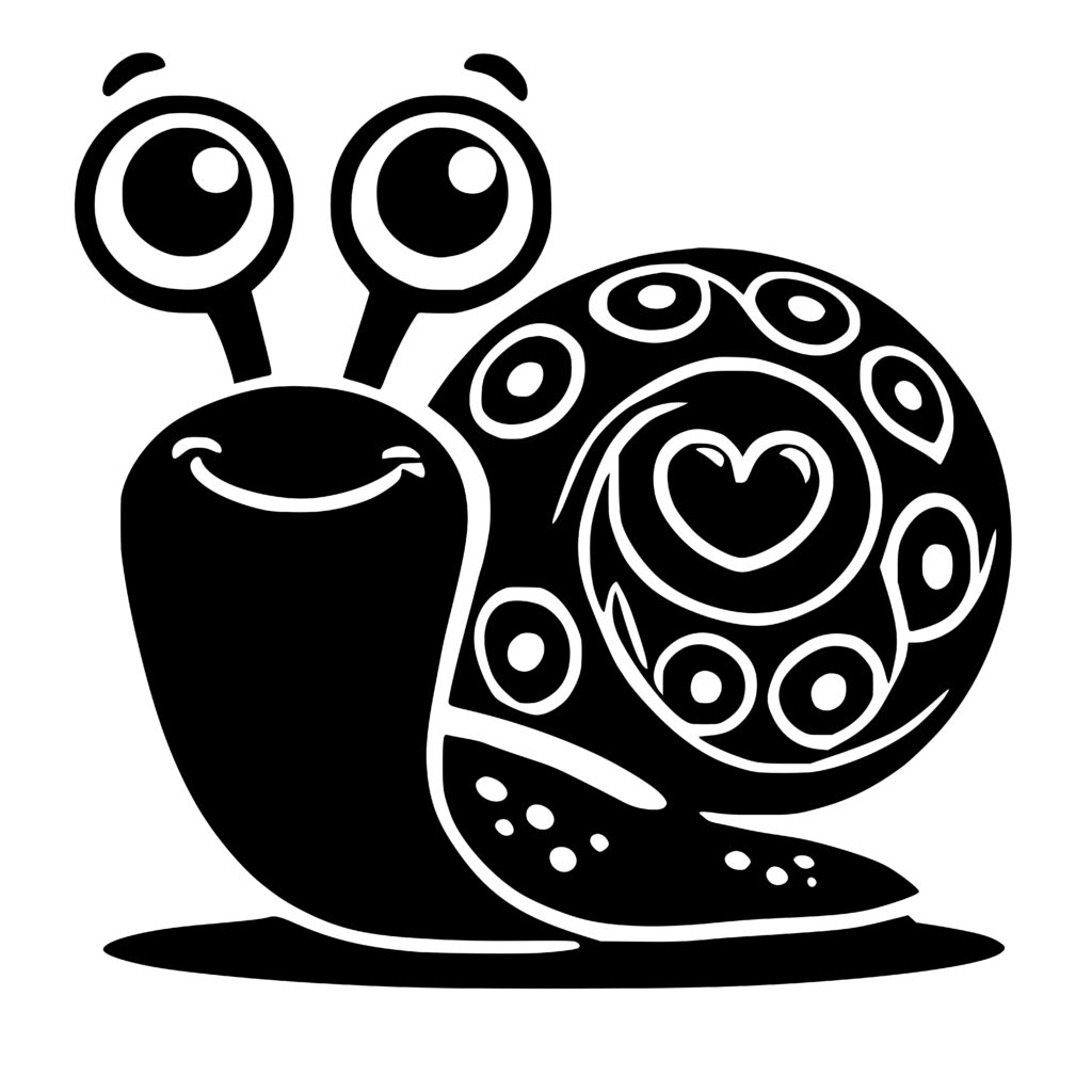 Whimsical Snail Friend SVG File for Cricut and Laser Machines