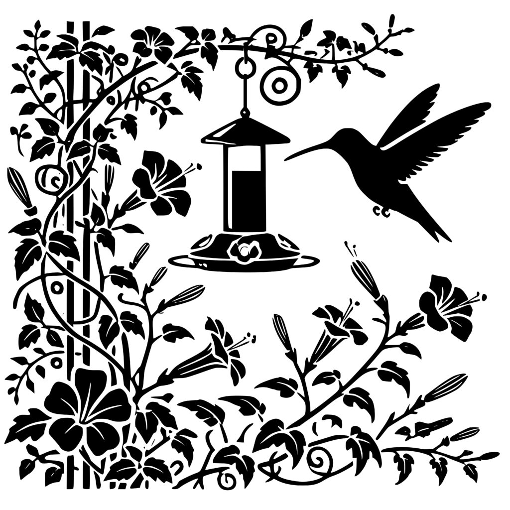 Hummingbirds Nectar Adventure SVG: Compatible with Cricut & Silhouette