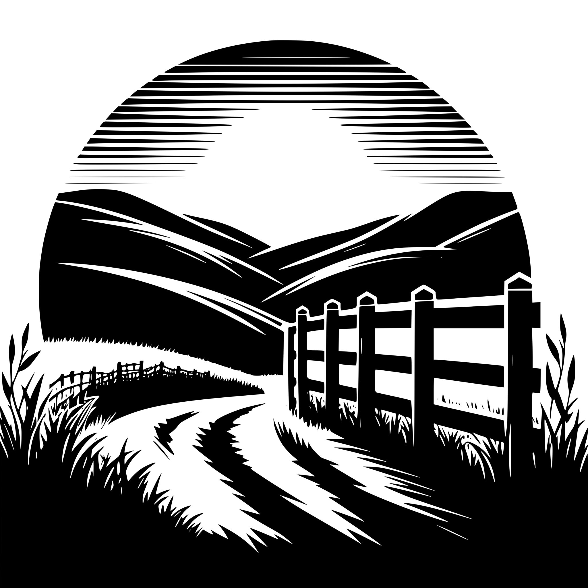 Rolling Hills Pathway – Creative Meadow