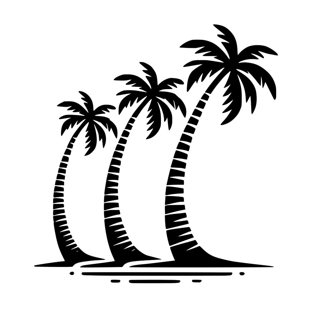 Dancing Trio Palms – Creative Meadow