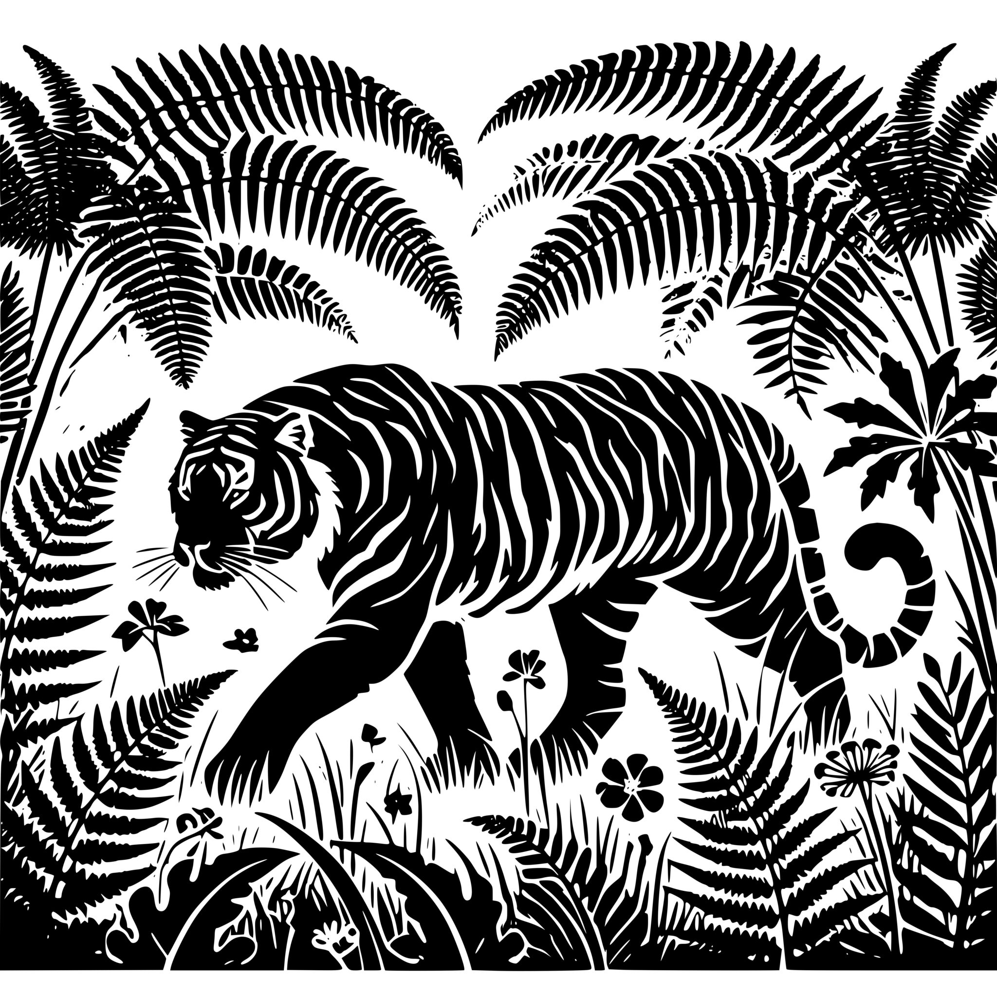 Tiger Jungle Path – Creative Meadow