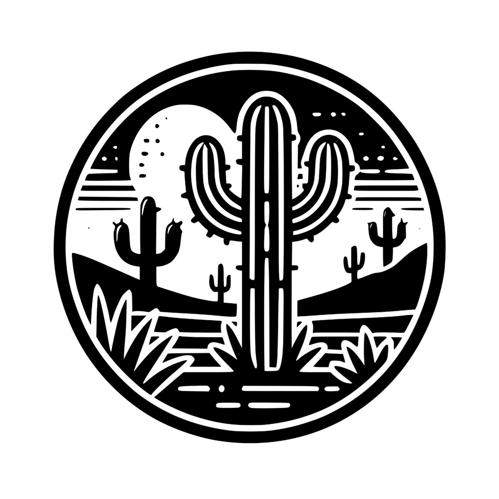 Cactus Circle Sunset – Creative Meadow