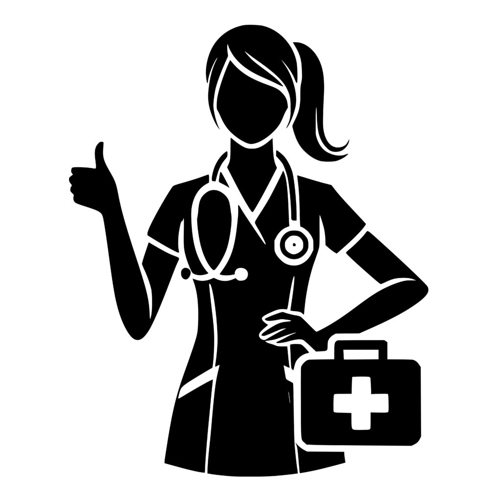 Thumbs-up Healer Design: SVG, PNG Files for Crafts & More