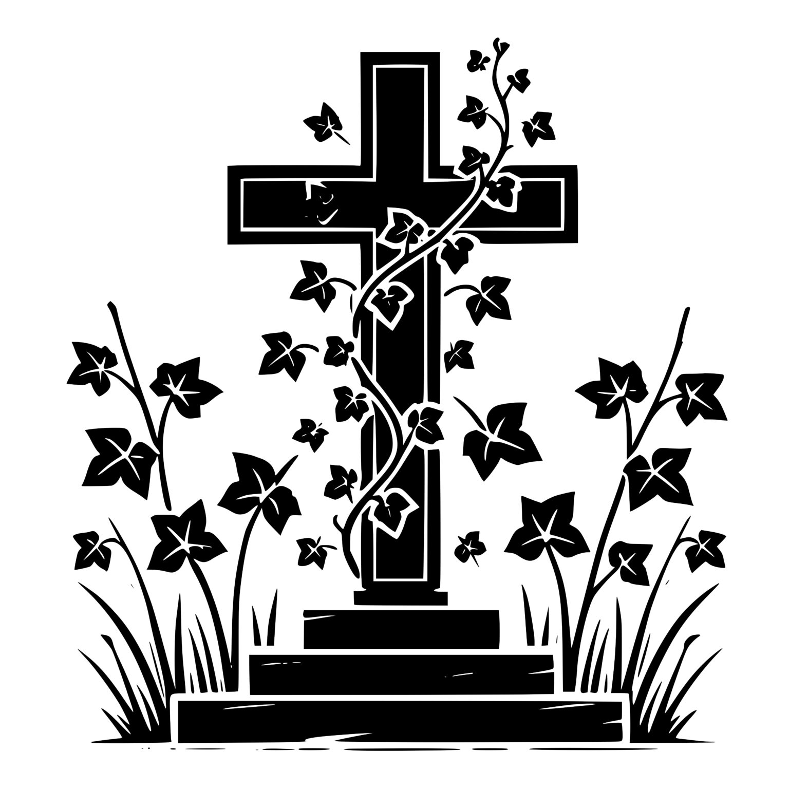 Bloom-wrapped Cross – Creative Meadow