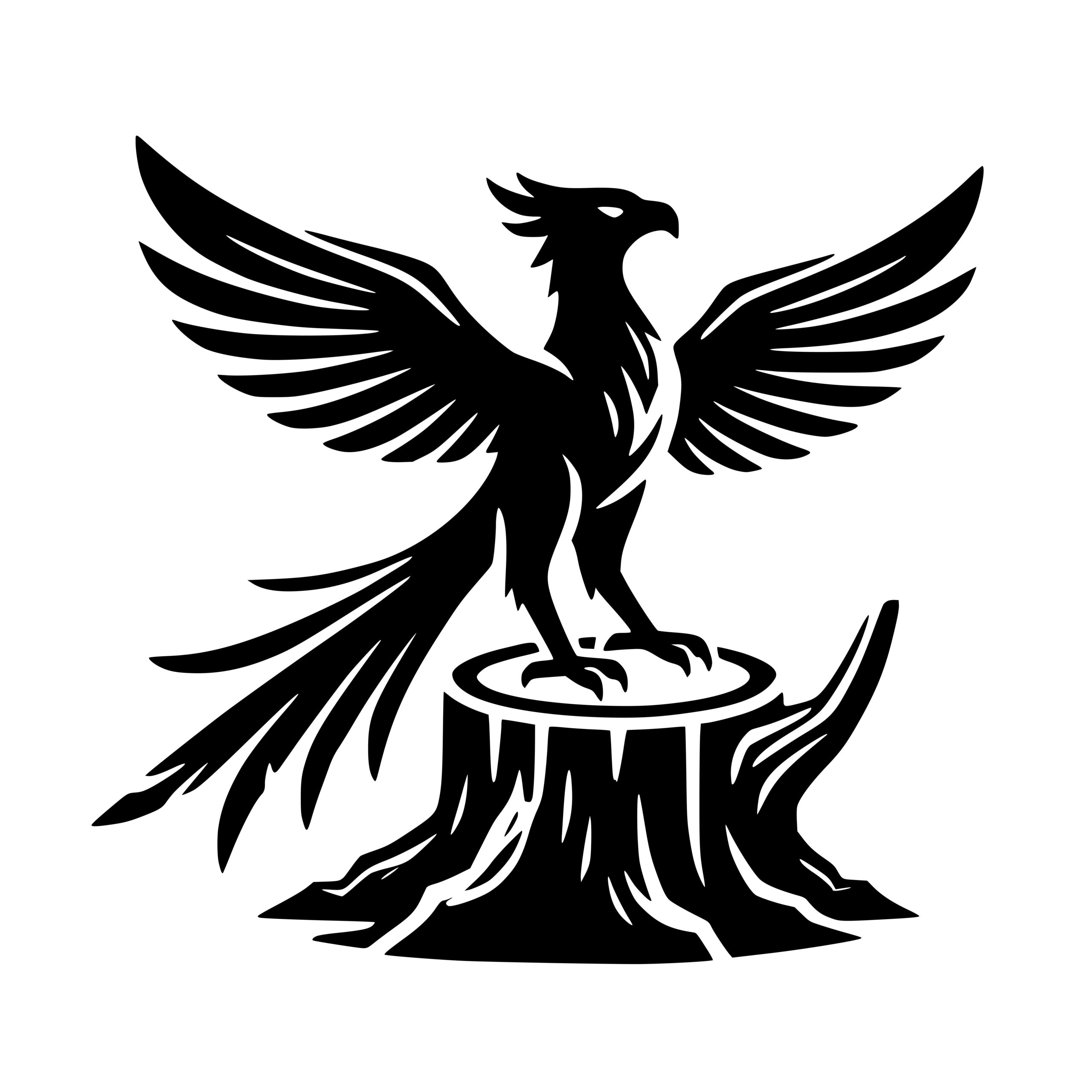 Fiery Phoenix Unfurling – Creative Meadow