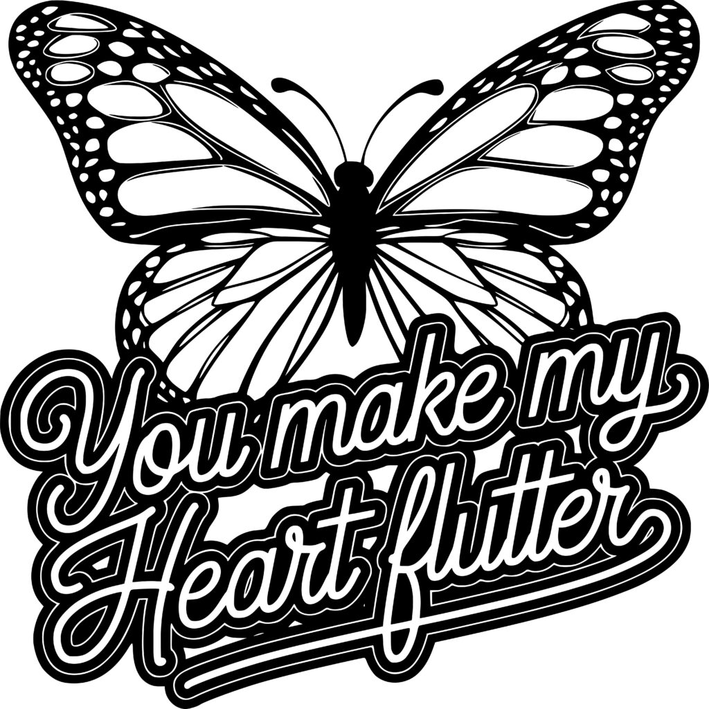 Fluttering Butterfly Heart – Creative Meadow