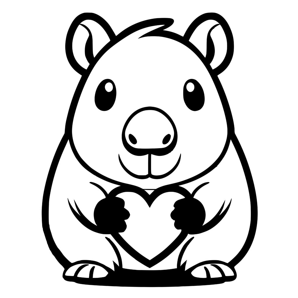 Heartwarming Capybara – Creative Meadow