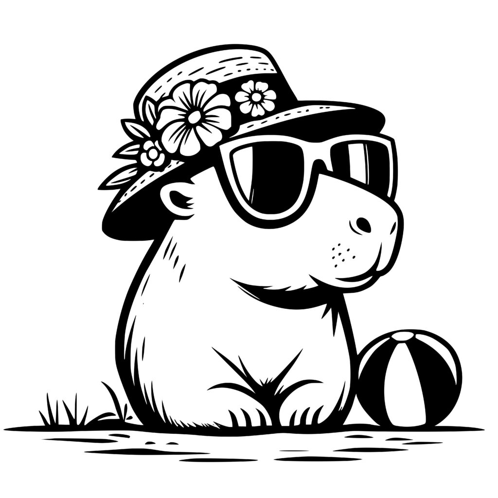 Charming Capybara Daydream – Creative Meadow