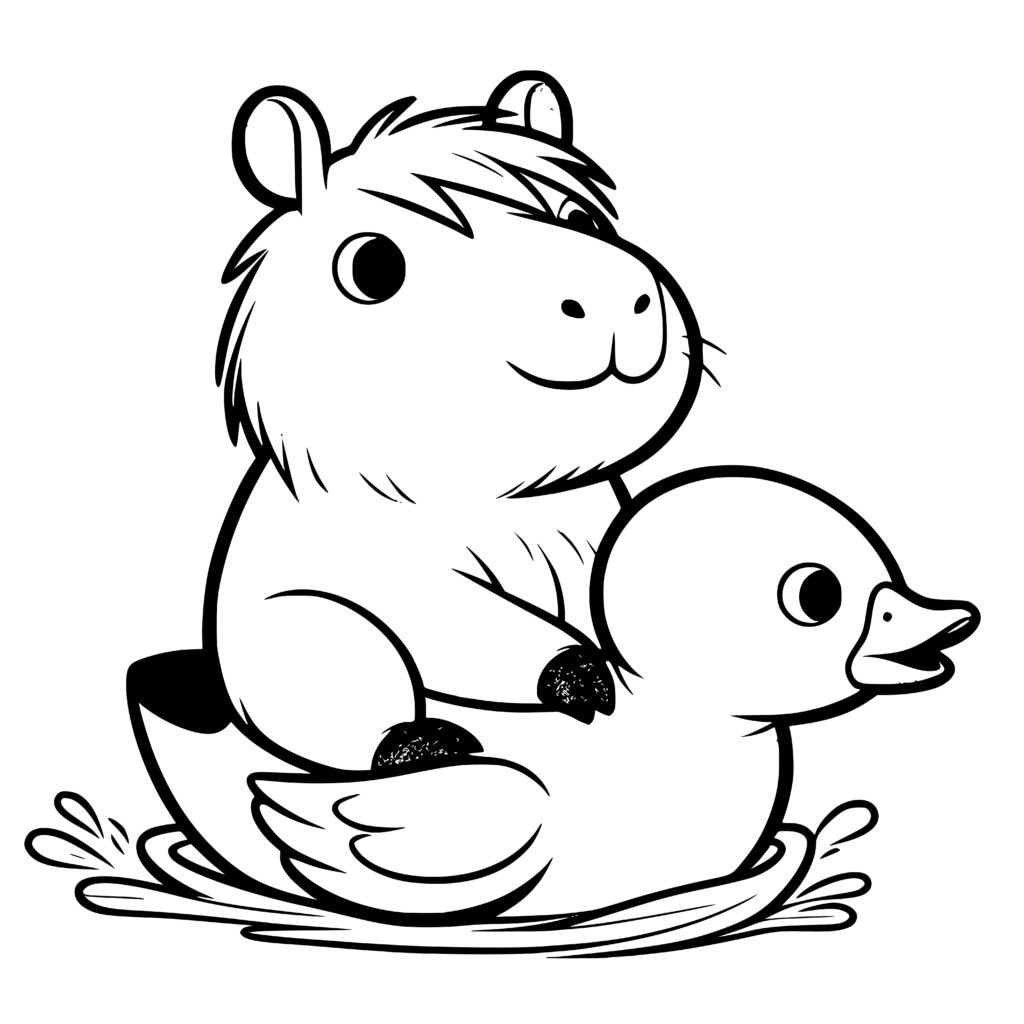 Capybara Duck Ride – Creative Meadow