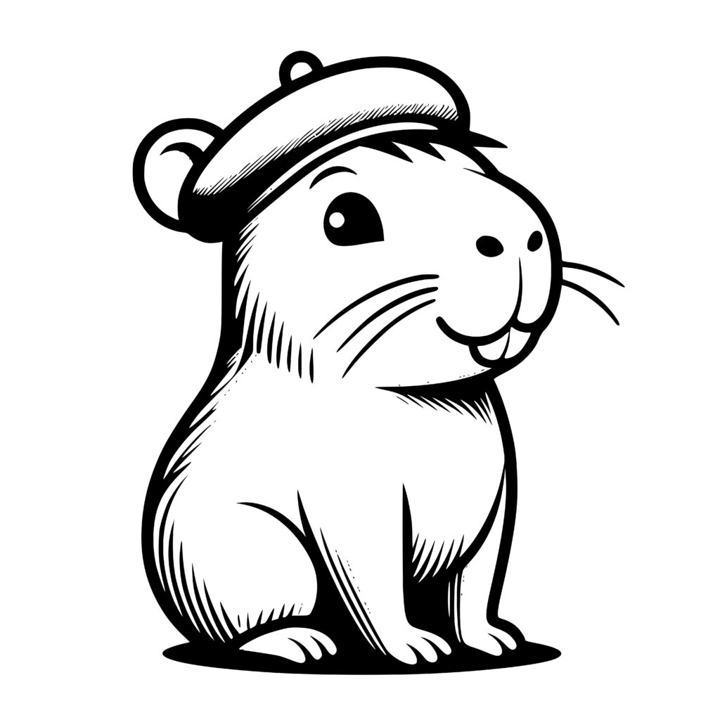 Joyful Rodent SVG Design for Cricut, Silhouette, Laser Machines