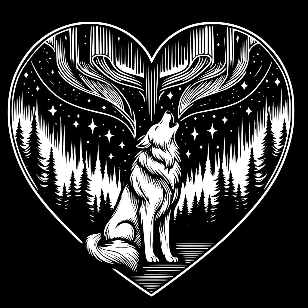Celestial Wolf Howl – Creative Meadow