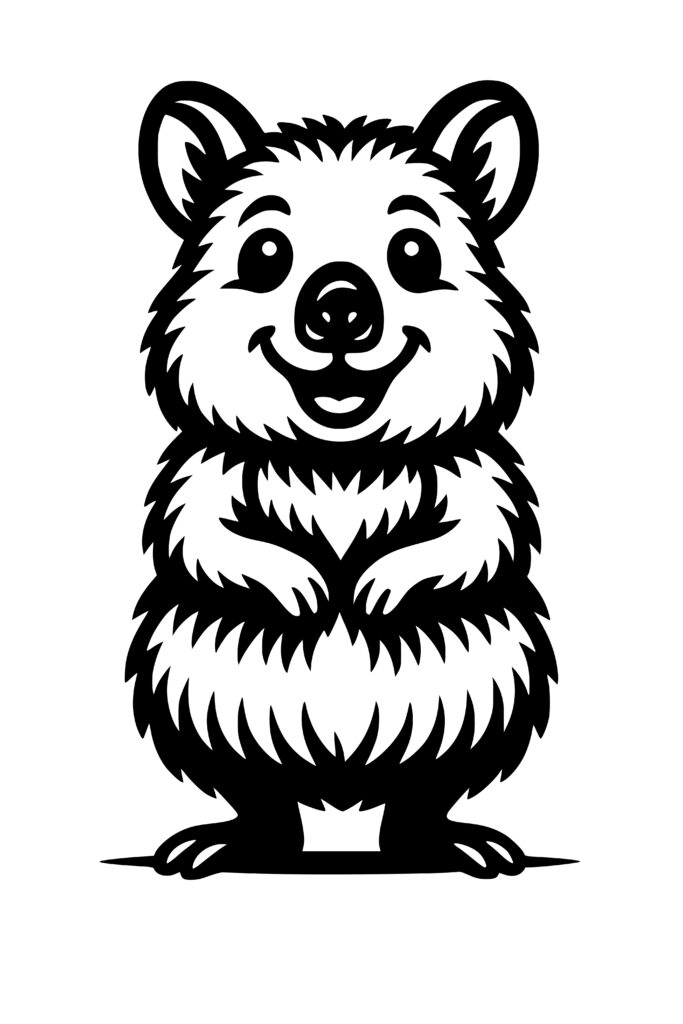 Charming Quokka Design: Instant Download for Cricut & Laser Machines