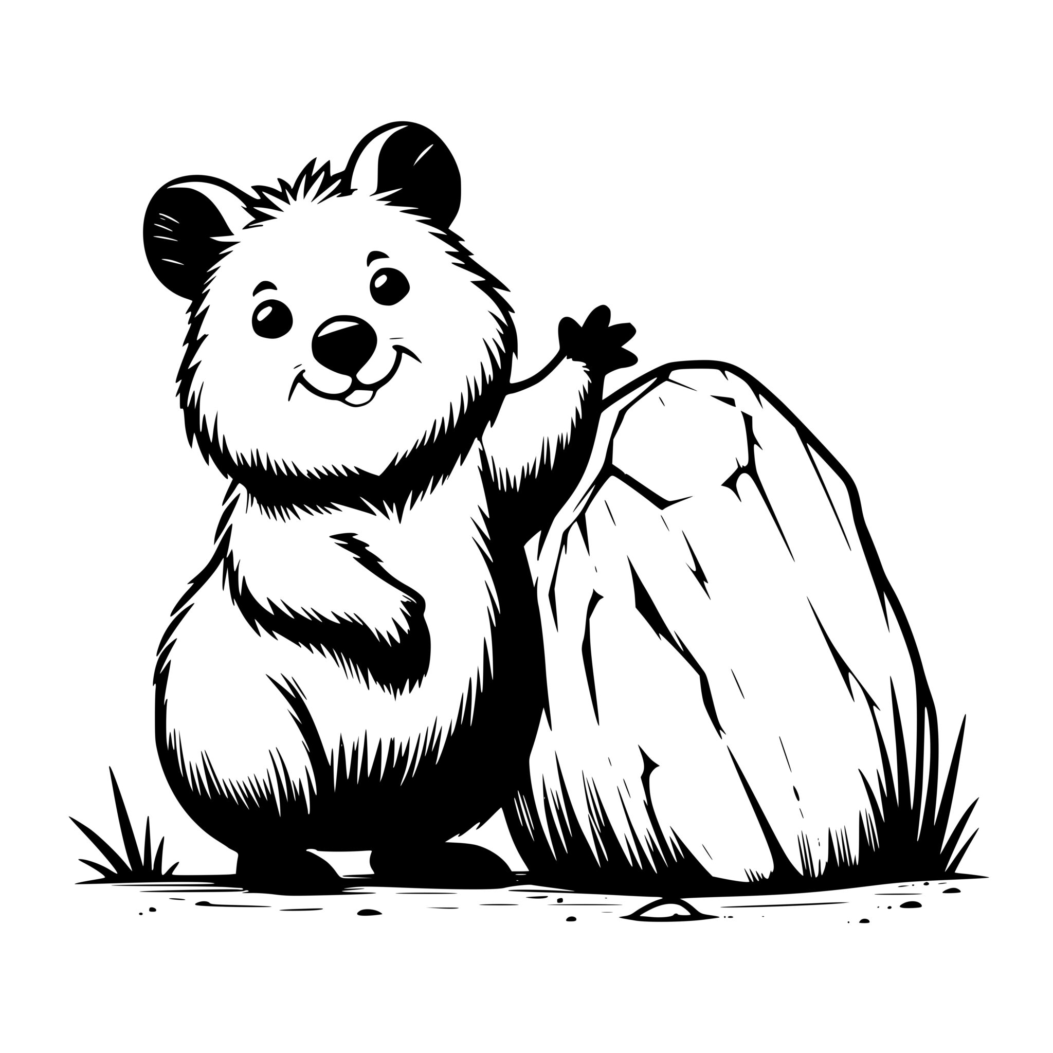 Happy Quokka Wave – Creative Meadow