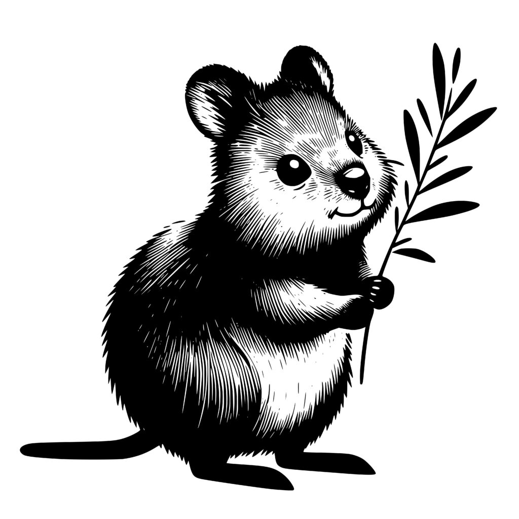 Happy Quokka Design: Instant Download for Cricut & Silhouette