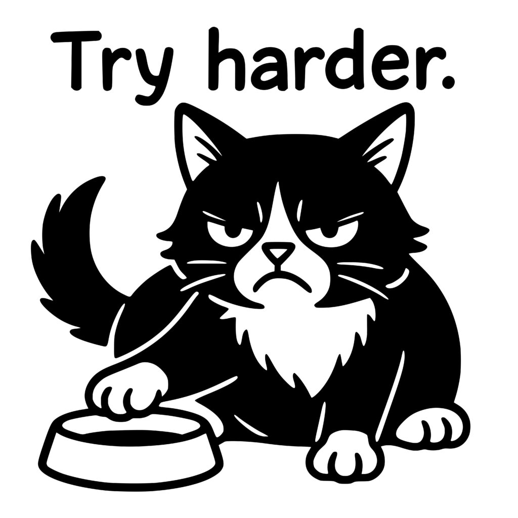 Try Harder Kitty – Creative Meadow