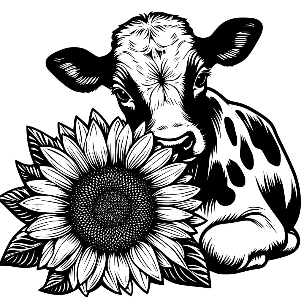 Sunflower Cow Connection – Creative Meadow