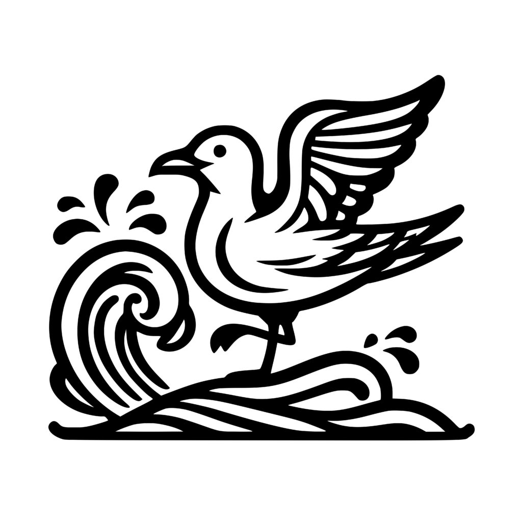 Seagull on the Wave – Creative Meadow