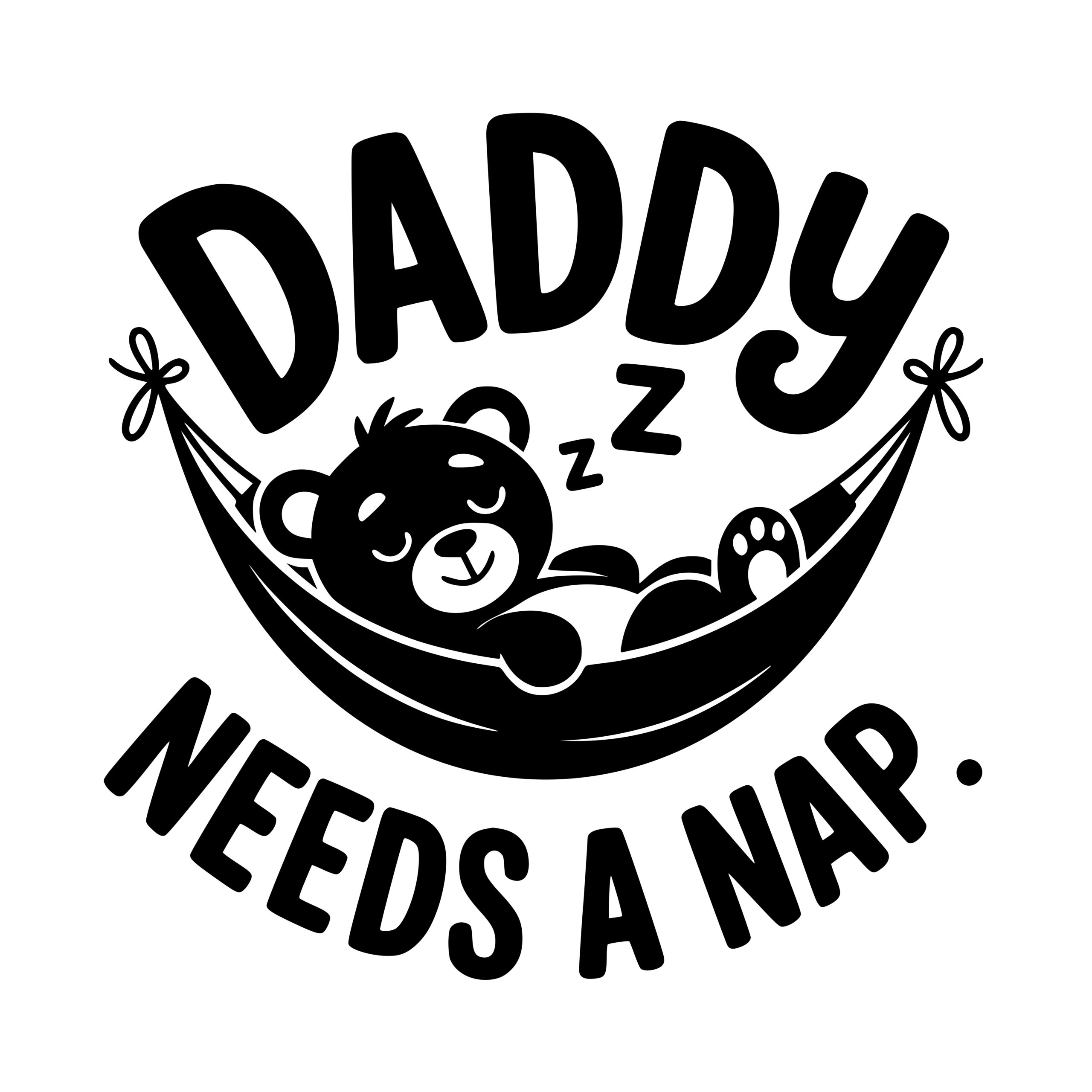 Daddy’s Nap Time SVG – Perfect for Cricut & Laser Projects