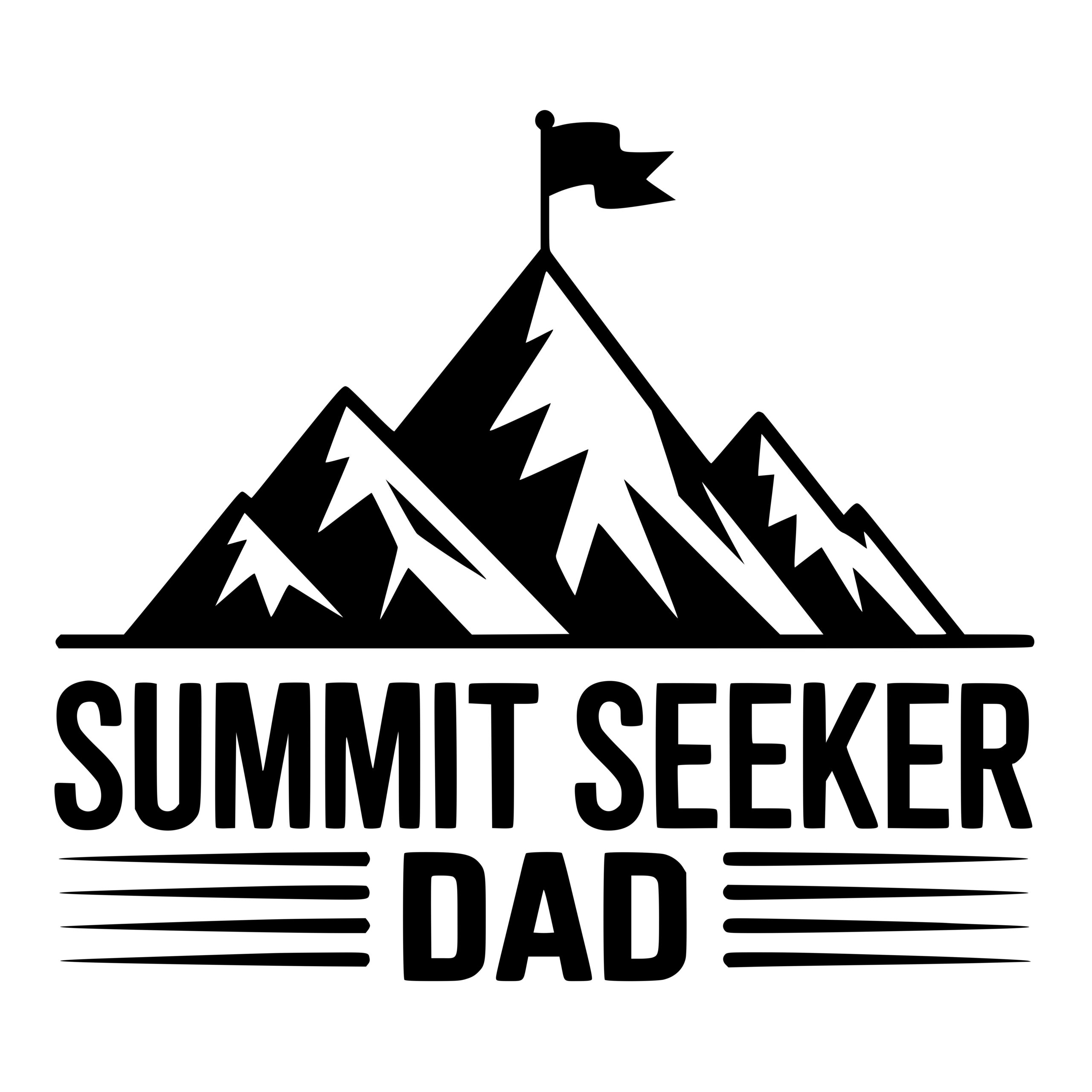 Summit Seeker SVG Design for Cricut, Silhouette, Laser Machines