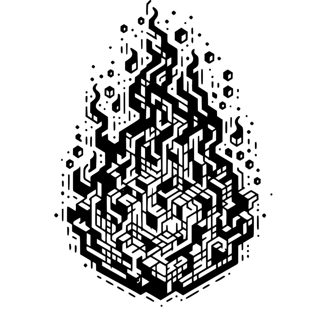 Flame Geometry Puzzle – Creative Meadow