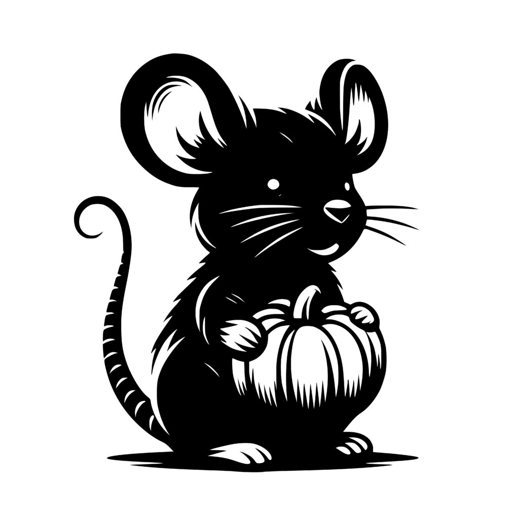Curious Pumpkin Mouse – Creative Meadow