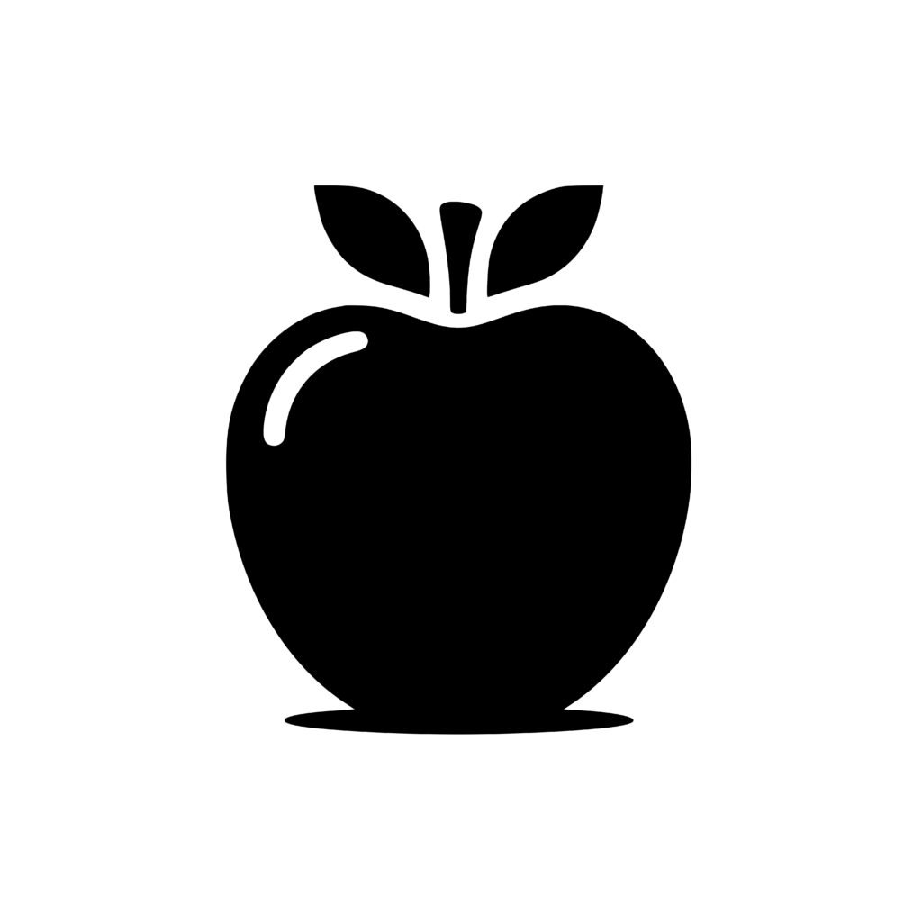 Simple Apple Shape – Creative Meadow
