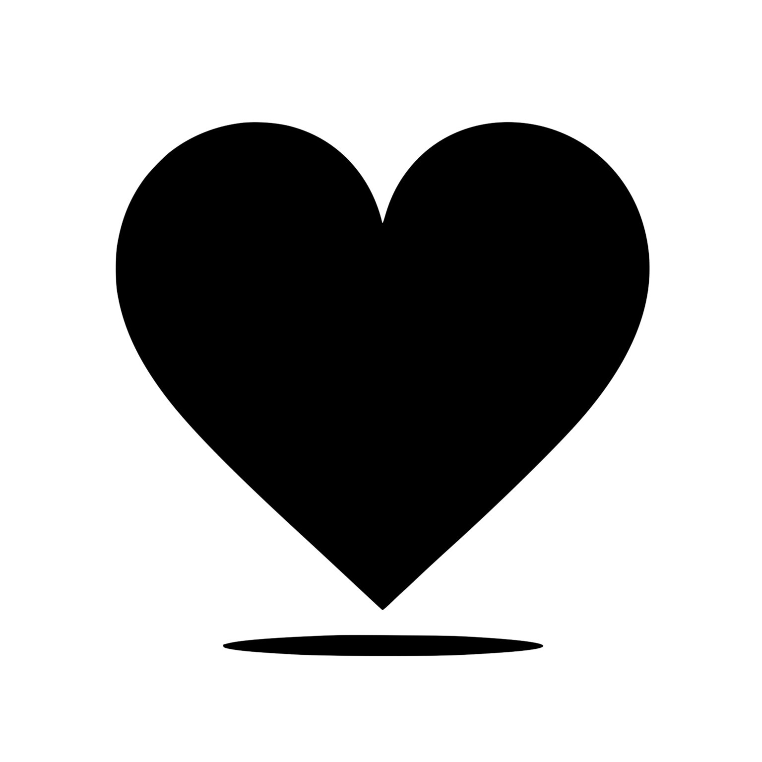 Solid Heart Shape – Creative Meadow