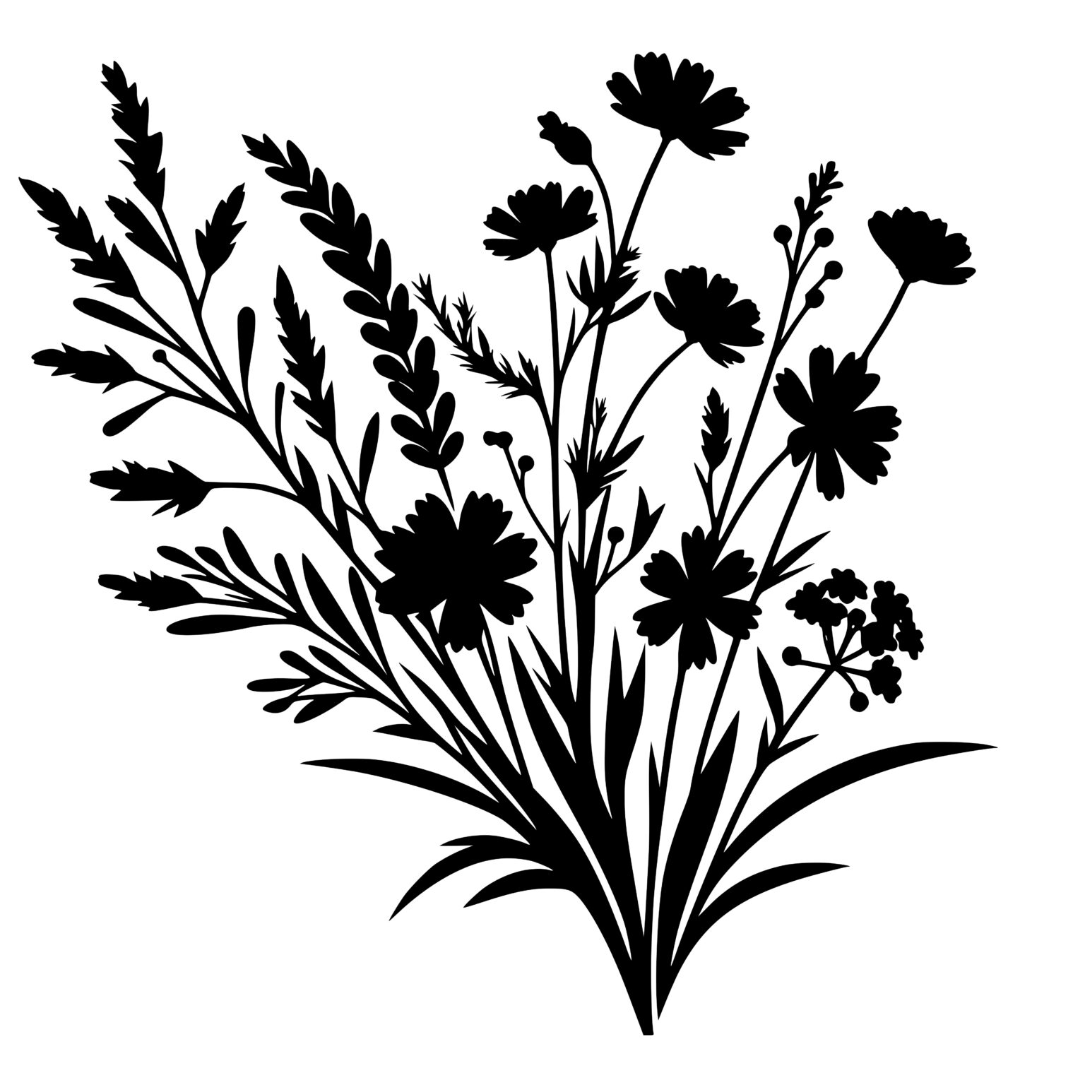 Natural Flower Bouquet – Creative Meadow