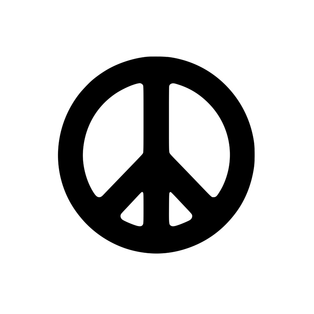 Simple Peace Emblem – Creative Meadow