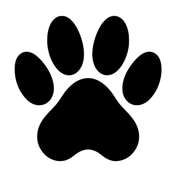 Paw Track Outline – Creative Meadow