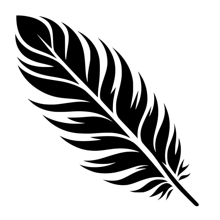 Single Feather Study – Creative Meadow