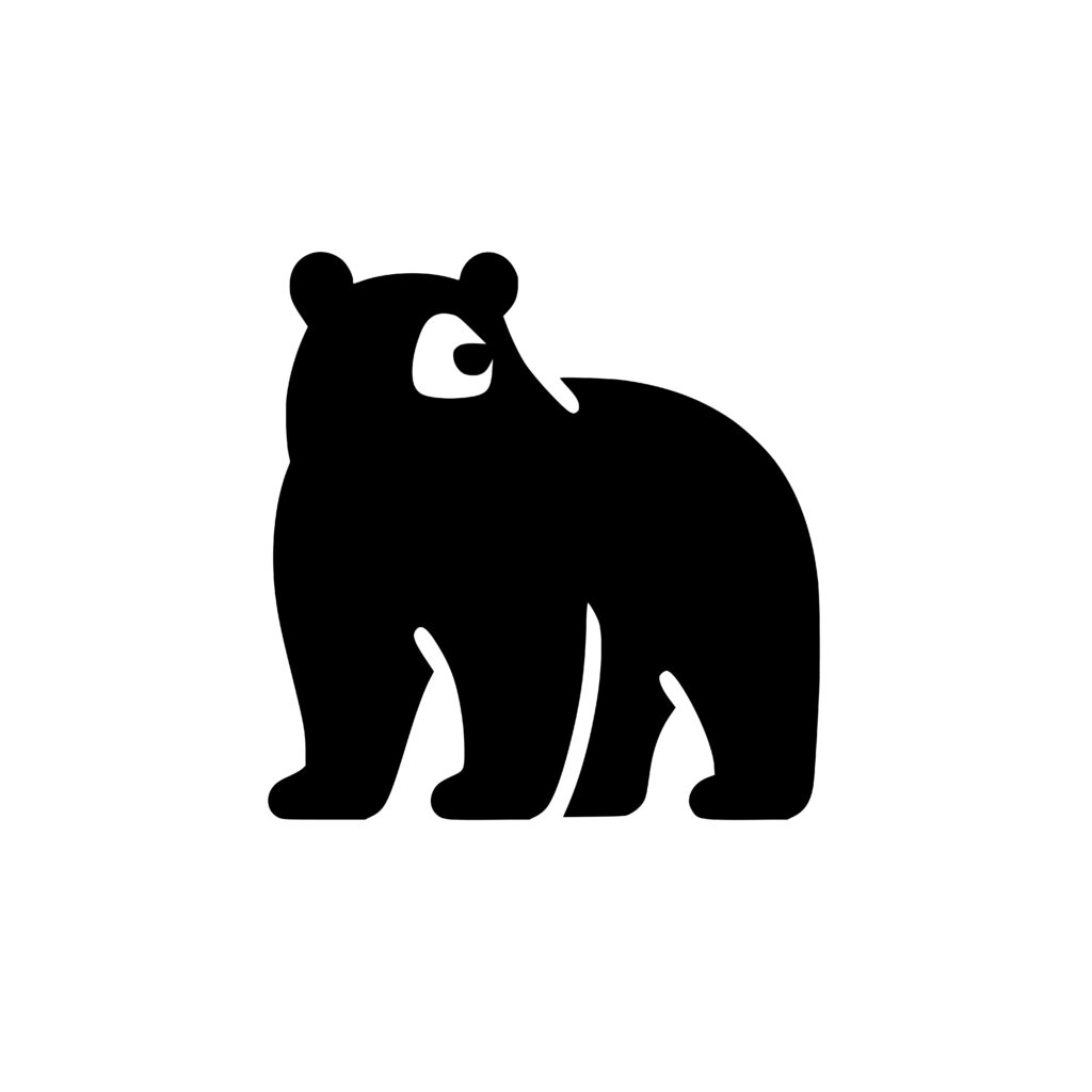 Stout Bear Silhouette – Creative Meadow